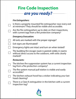 Fire Code Inspection Basics – Pye-Barker Fire & Safety